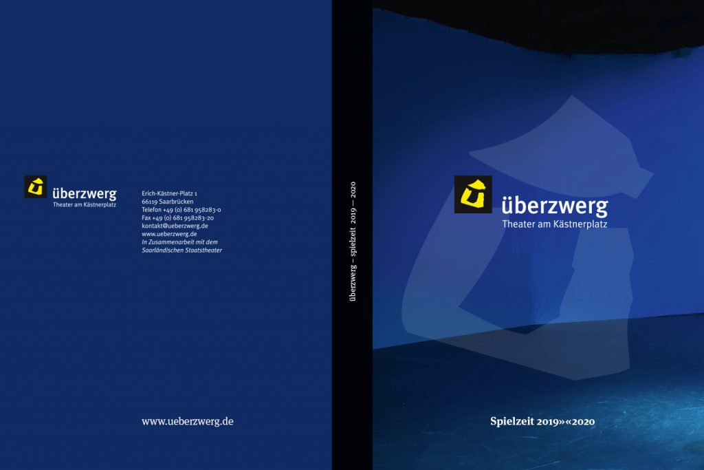 Grafikdesign Coverdesign Überzwerg Theater Saarbrücken Jahresspielpläne ...